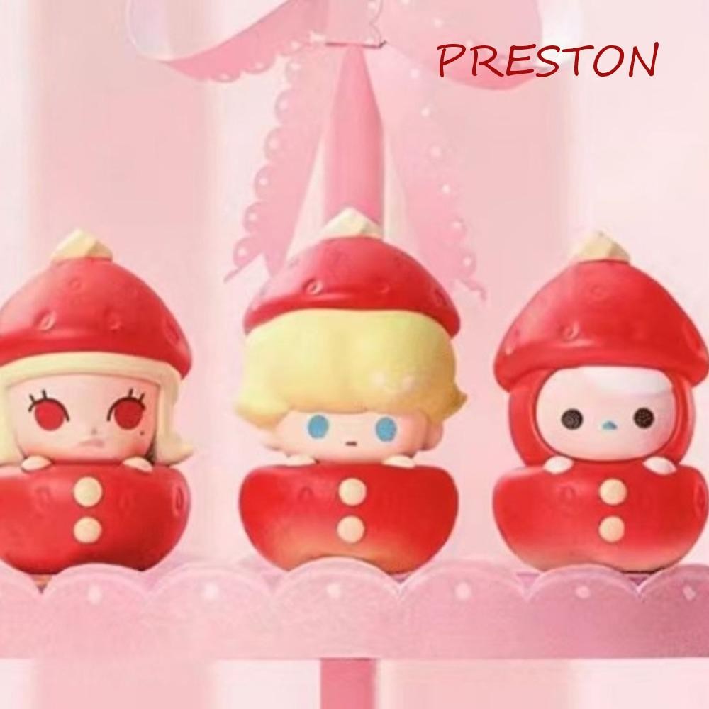 PRESTON Popmart Bean Strawberry Series, Season Limited Crybaby Mini ...