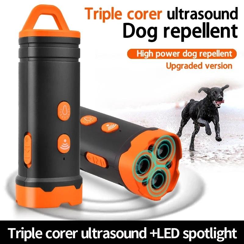 Three port ultrasonic pet deterrent dog repellent bark deterrent with ...