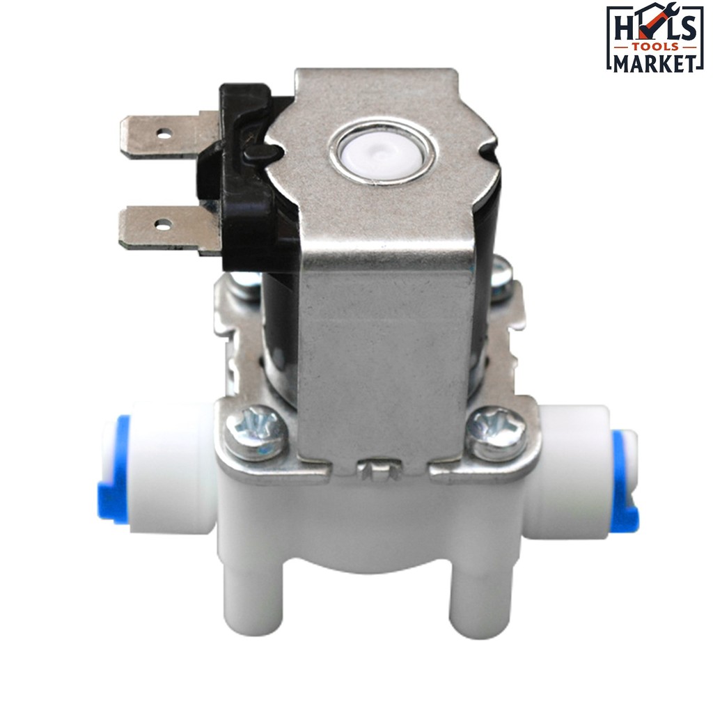 1/4 " Normally closed Electric Solenoid Valve Magnetic DC 12V 24V AC 220V Water Air Inlet Flow ...