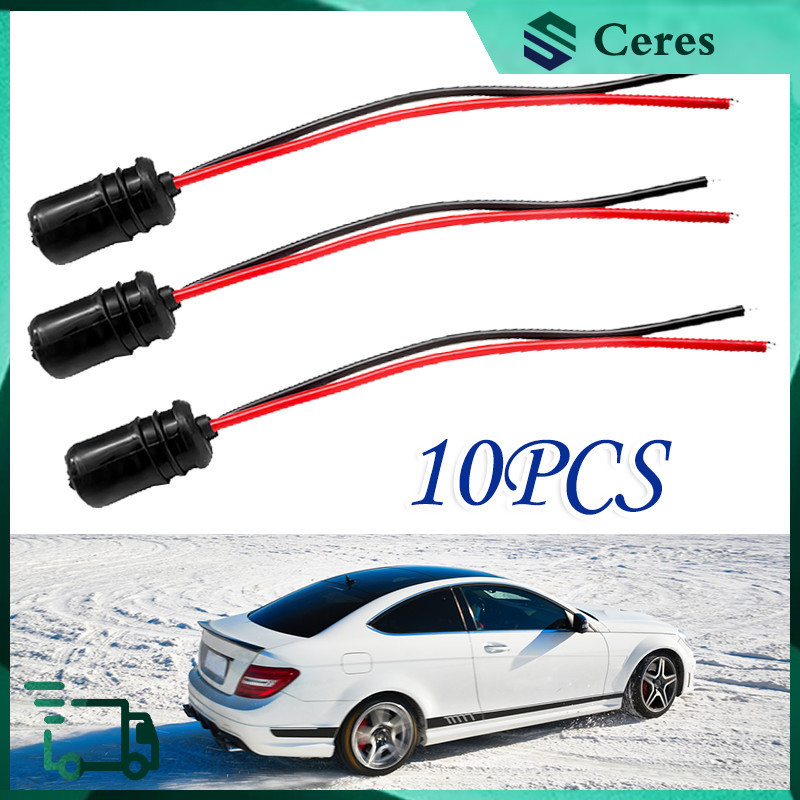 10pcs T10 Car Light Bulb Socket Base Motorcycle Brake Lamp Holder ...
