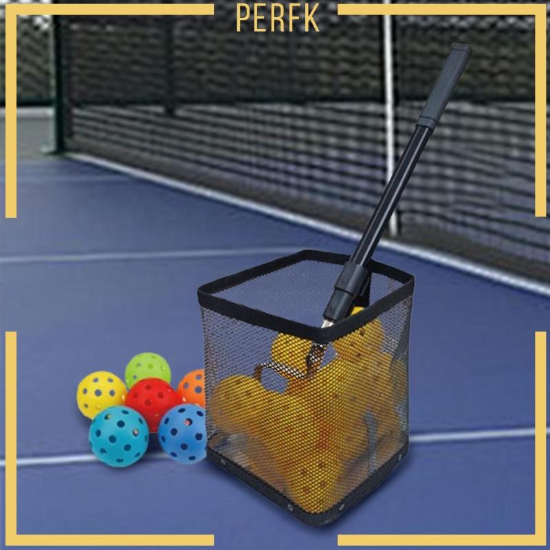 [Perfk] Pickleball Ball Retriever Pickleball Ball Collector Adjustable ...