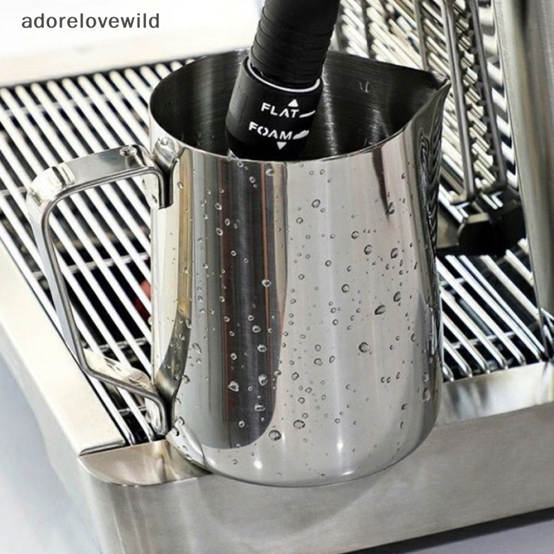 ALW Stainless Steel Milk Frothing Pitcher Espresso Steaming Coffee ...