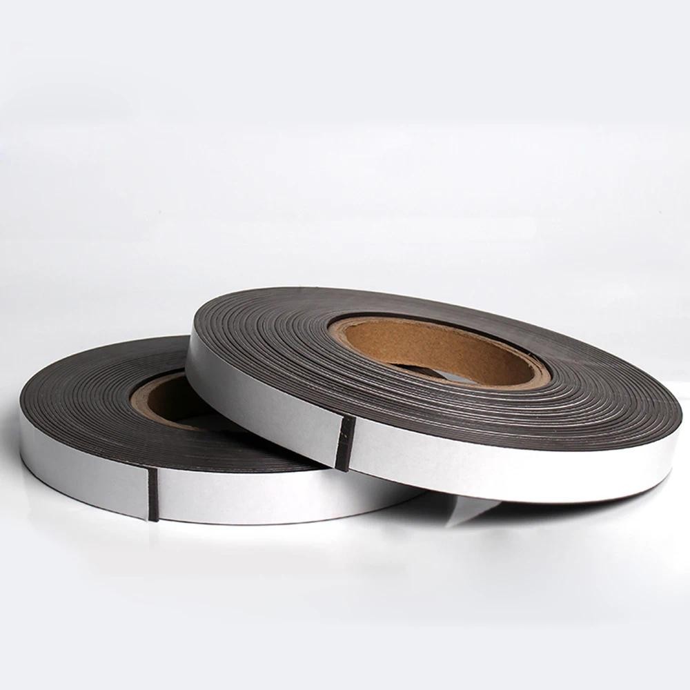 1 Meter Self Adhesive Magnetic Tape Width 10-25mm Thick 1/1.5/2mm ...