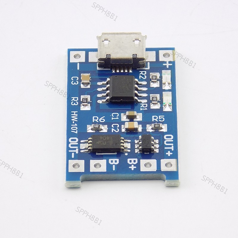 DC-DC 5V 1A Micro USB Battery Power Charger Module With Protection ...