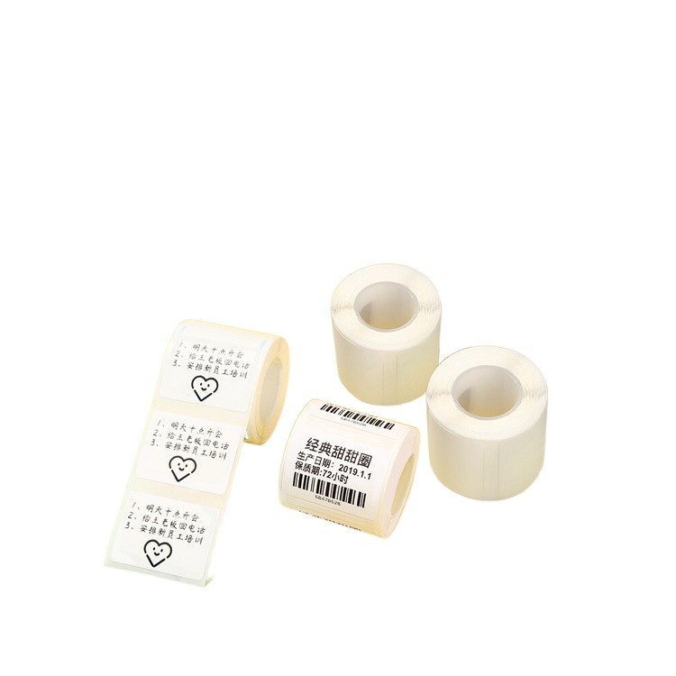 Jingchen B3S/B21/B1 Food Sample Label Sticker Printing Paper Three-proof Thermal Label Paper ...