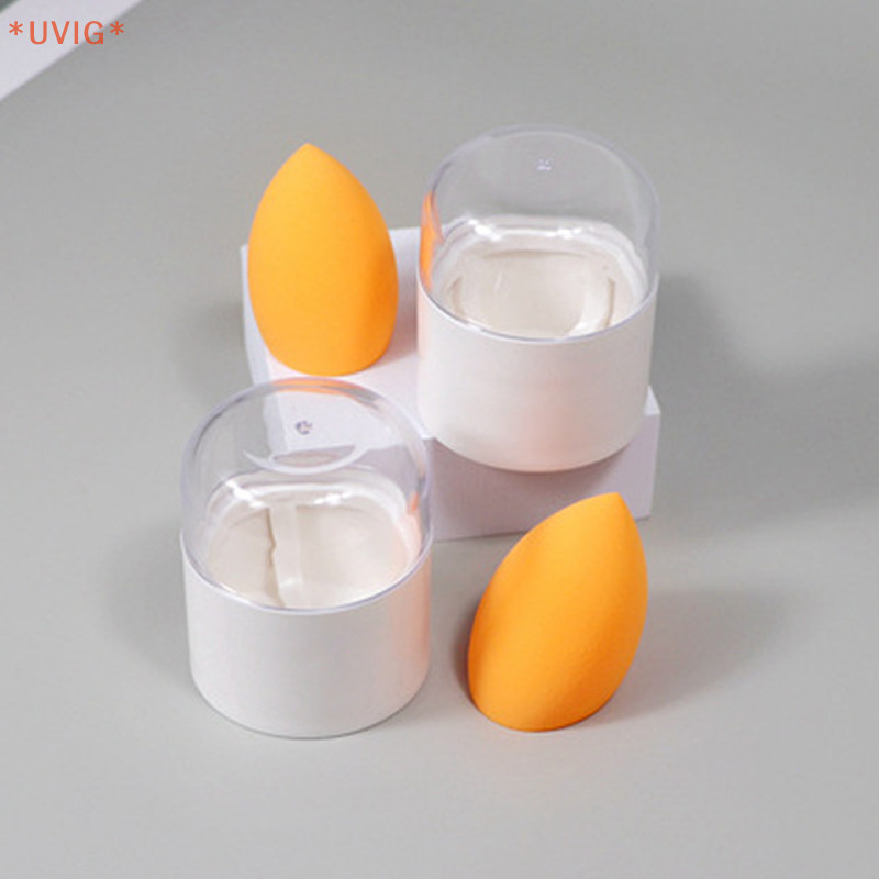 UVIG Beauty Egg Storage Box Drying Box Sponge Puff Drying Rack Case ...