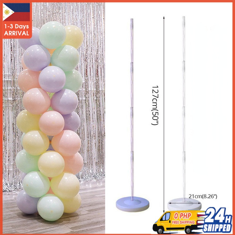 Birthday Balloon Column Kit Plastic Balloon Stand with Base for ...