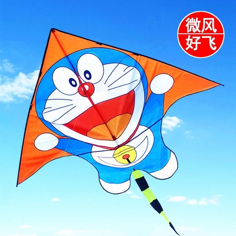 New Doraemon Kite Tinkerbell Cat Children Cartoon Breeze Easy-to-Fly ...