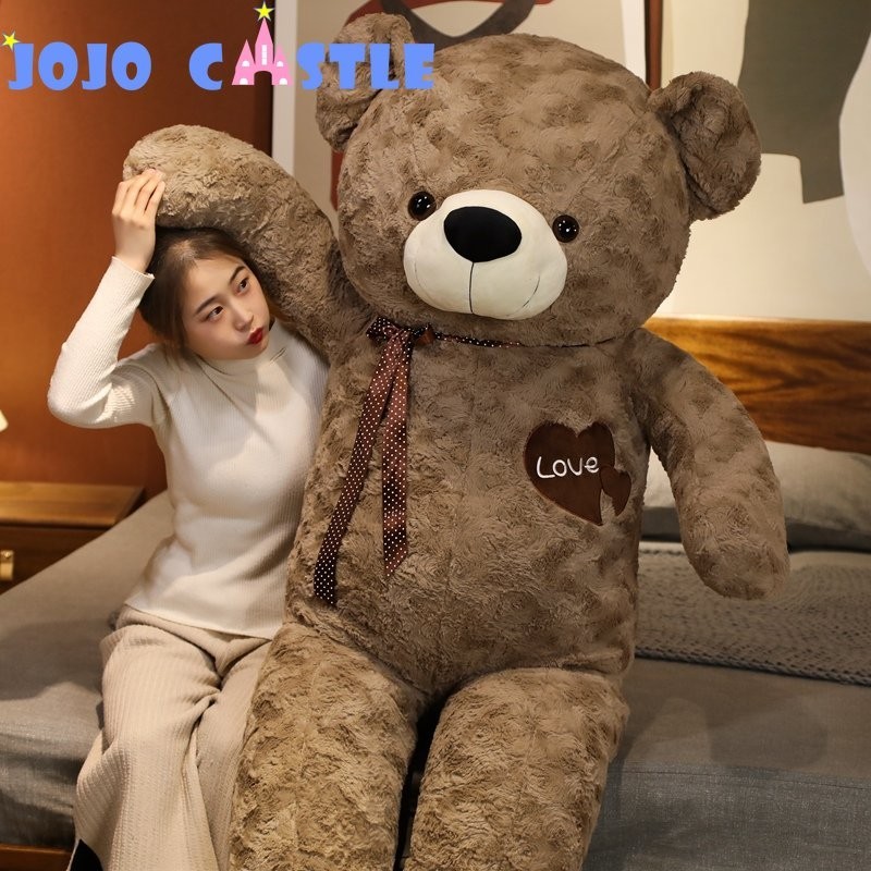 JOJO CASTLE Giant Teddy Bear 90/110/130/150/170/190cm Human Size Teddy ...