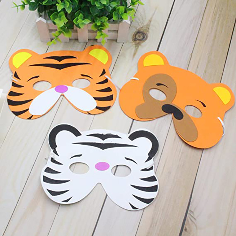 12 Piece Animal Masks Party Favors Animal Masks for Kids Jungle Safari ...