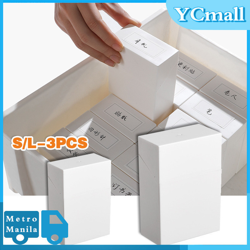 3pcs Clamshell Storage Box Japanese-Style Small Object Sorting Storage ...