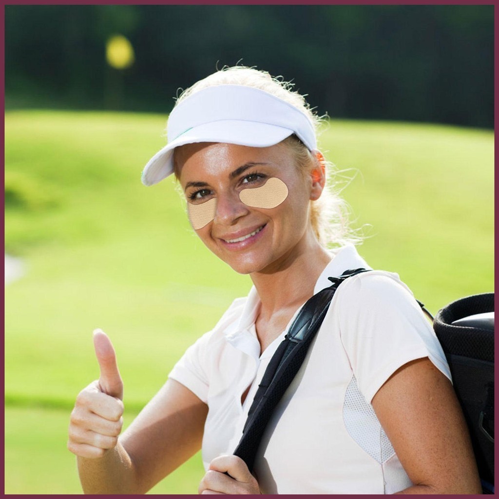 UV Patches for Sunscreen Outdoor Golf Eye Patch Cooling Hydrating Jelly ...
