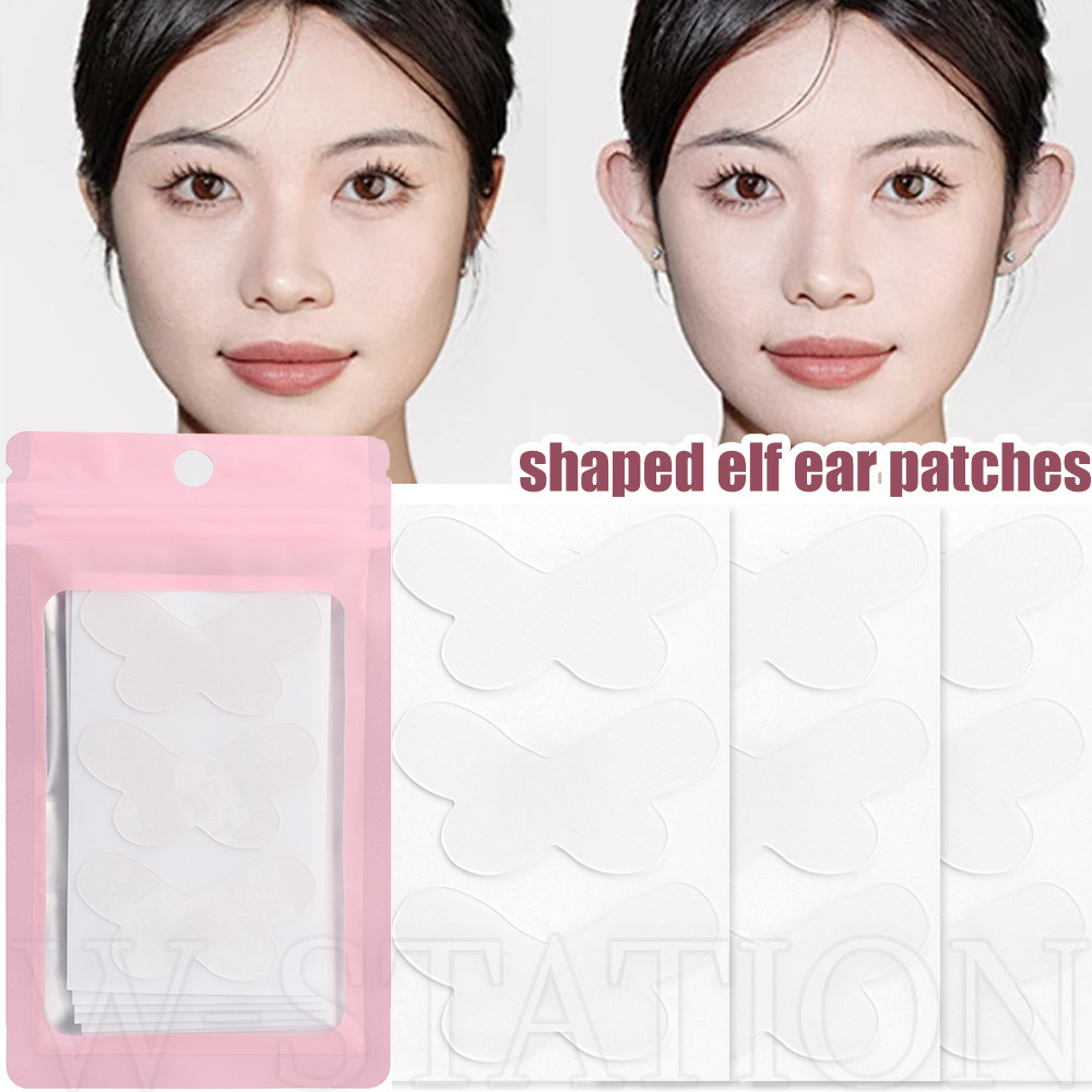 42Pcs Butterfly Shape Elf Ear Stickers - Silicone Ear Correction Patch ...