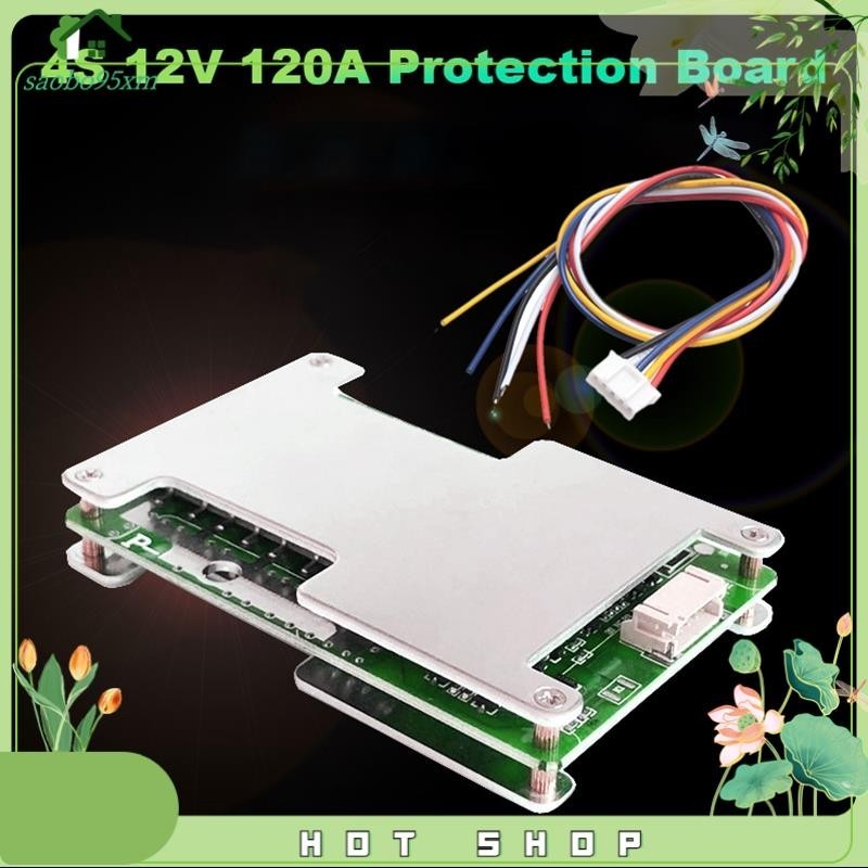 [saobo95xm]4S 12V 120A Protection Board 3.2V BMS Li-Iron Lithium Battery Charger Protection ...