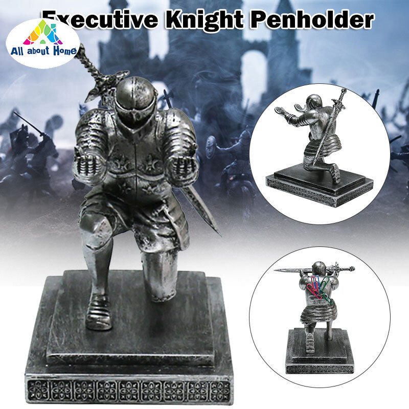 FF-ABH Executive Officer Knight Pen Holder with Sword 15*10*15cm Armor ...