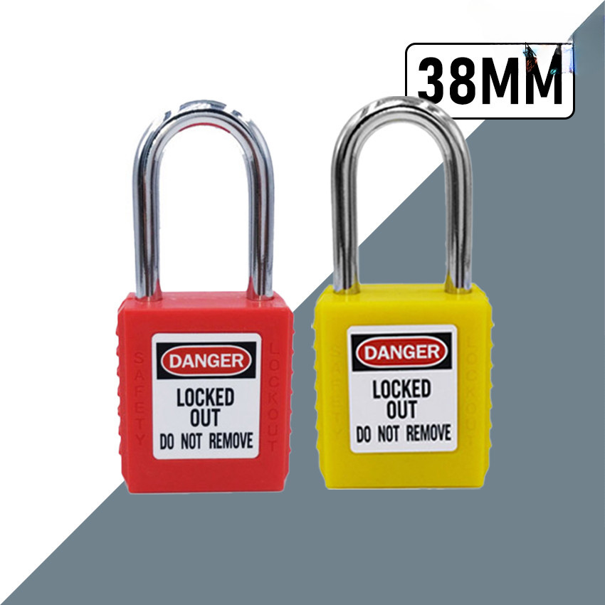 38mm Safety Lockout Padlock Keyed Different Lock Insulation for ...