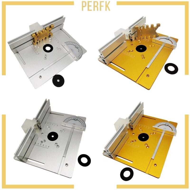 [Perfk] Professional Router Table Insert Plate Wood Tools Router ...
