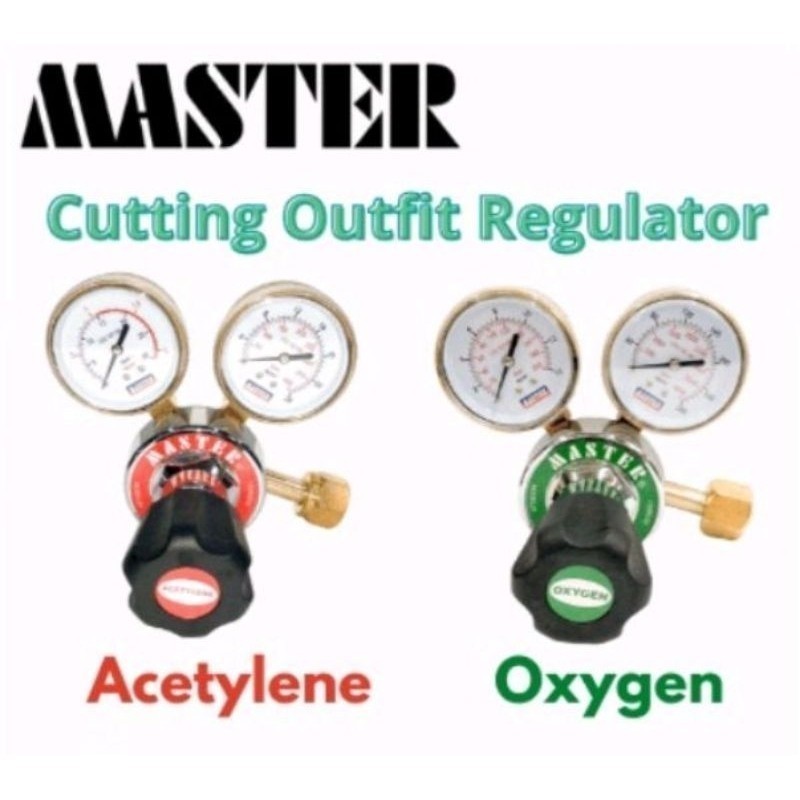 MASTER WELDING AND CUTTING OUTFIT OXYGEN / ACETYLENE REGULATOR ONLY ...