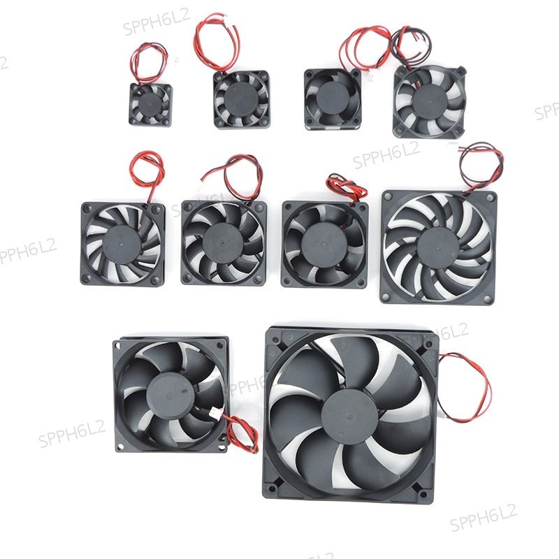 Brushless 2PIN DC Cooler Fan 30mm 40mm 50mm 6010 6cm 80mm 120mm For ...