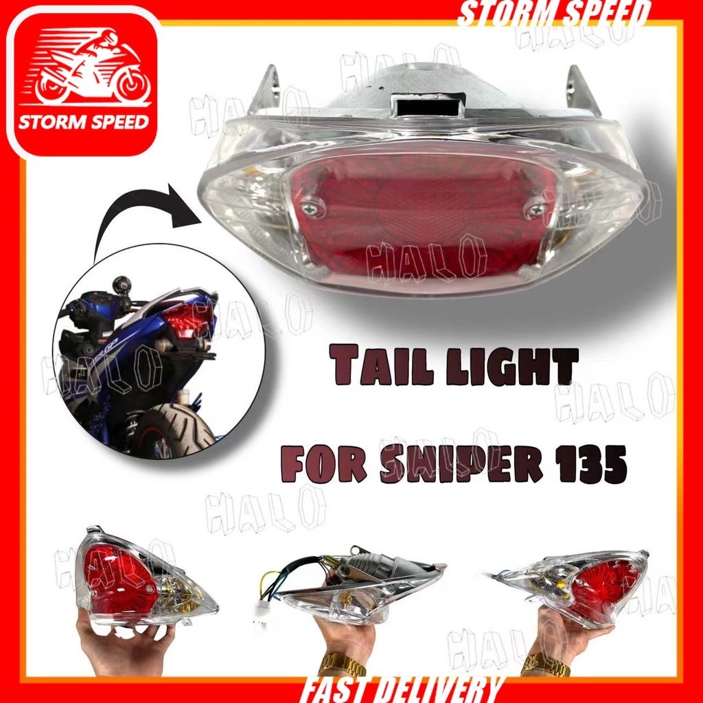 MOTORCYCLE TAIL LIGHT FOR SNIPER 135 [STORM SPEED] | Shopee Philippines