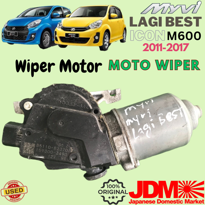 Used Wiper Motor Fit For PERODUA Myvi Lagi Best Myvi Icon M600 2011 ...