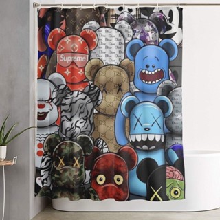 Kaws 153CM*183CM Bathroom Shower Curtain Toilet Partition Curtain Anti ...