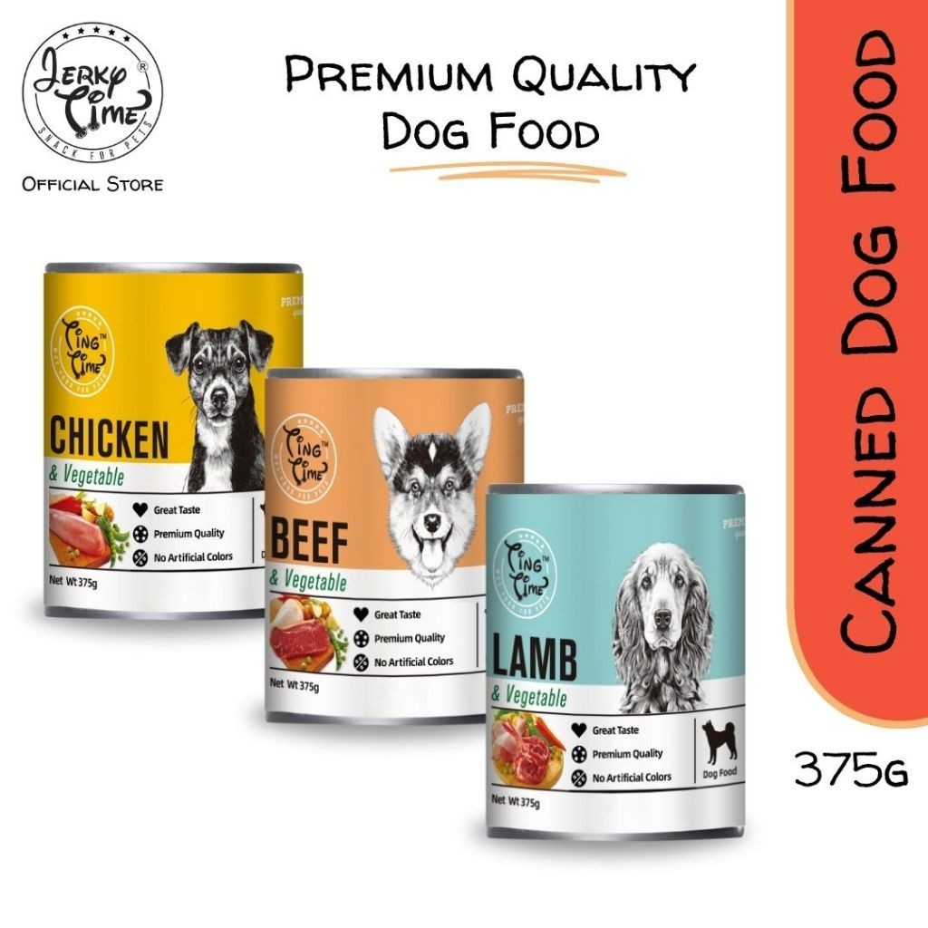 Jerky Time Dog Food with Real Meat 3 Flavors Available Beef, Chicken ...