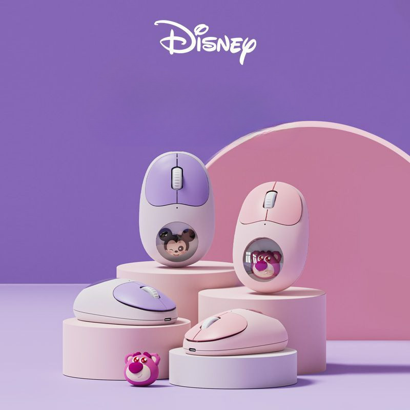 Disney QS-MS02 Wireless 2.4G Bluetooth Dual Mode Mouse Strawberry Bear ...