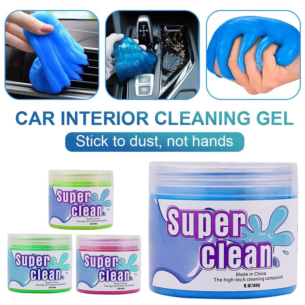 160g Super Dust Cleaner Clay Car Interior Cleaning Gel Dust Remover ...