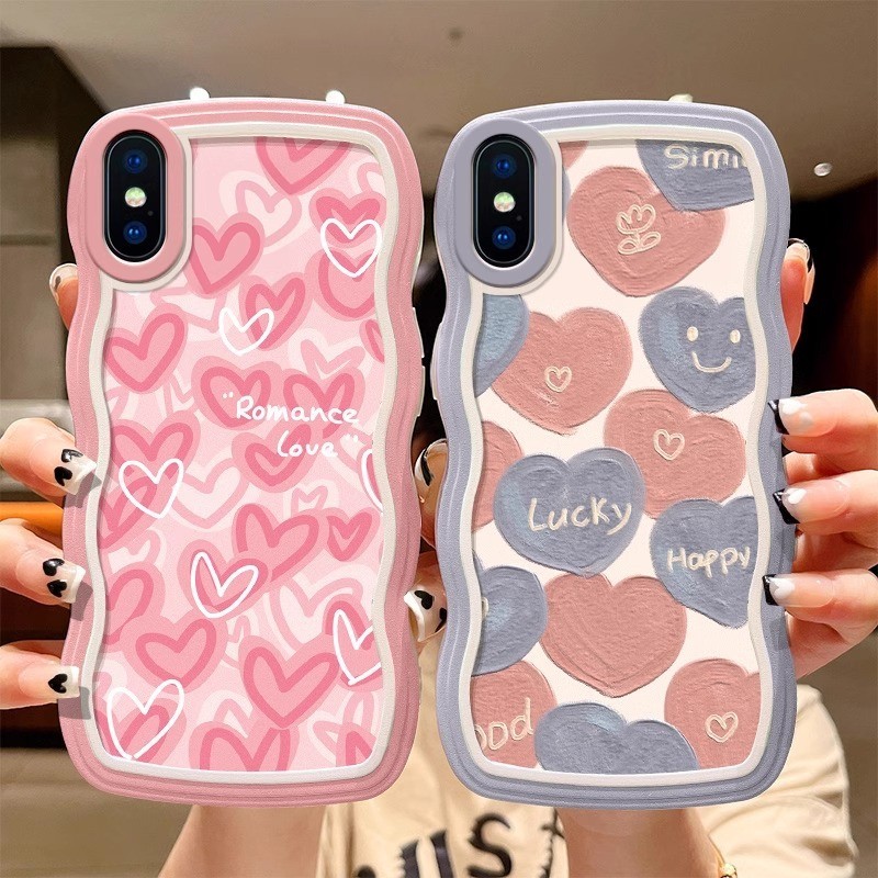 Ang full screen love phone case ay angkop para sa OPPO A1k A3s/A12e/Ax ...