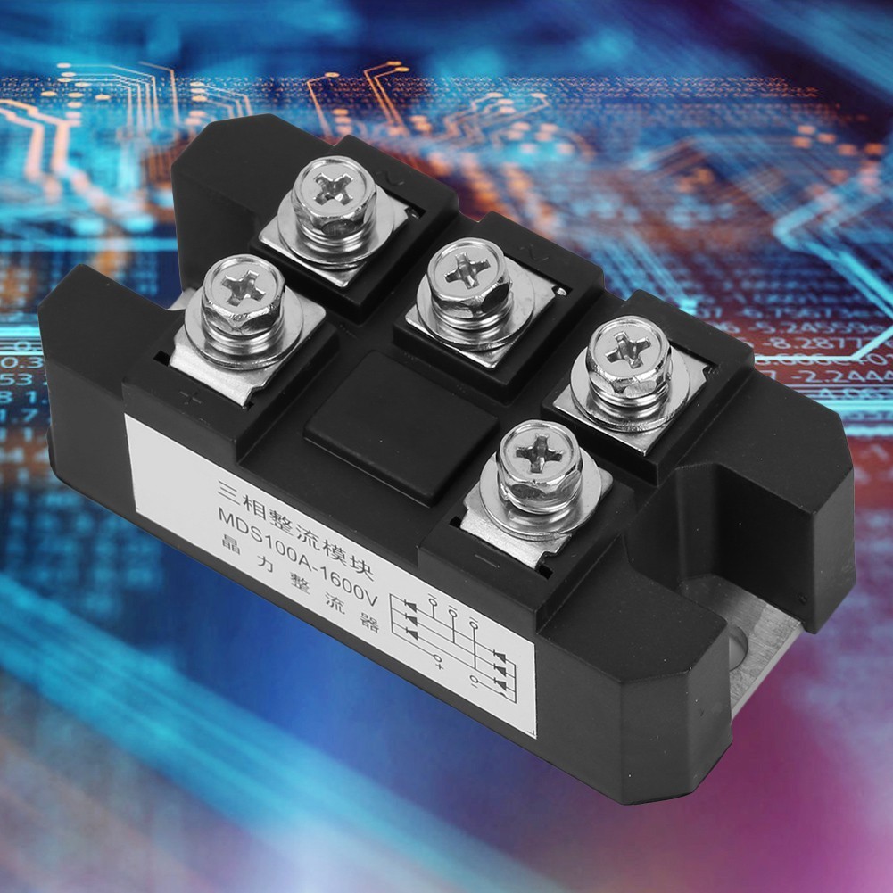 Bridge Rectifier MDS-100A 1600V 5 Terminals 3 Phase Full Wave Diode ...