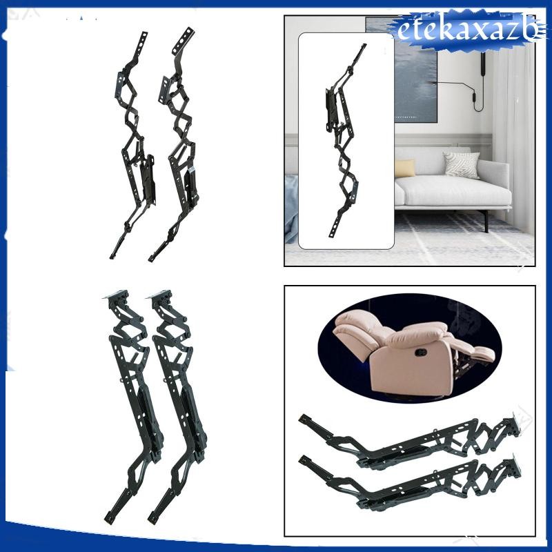 [etekaxazb] 2 Pieces Sofa Footrest Hinge recliner Chair Hinge Steel ...