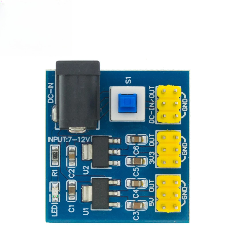 3.3V 5V 12V Multi Output Voltage Conversion DC-DC 12V to 3.3V 5V 12V Power Module | Shopee ...