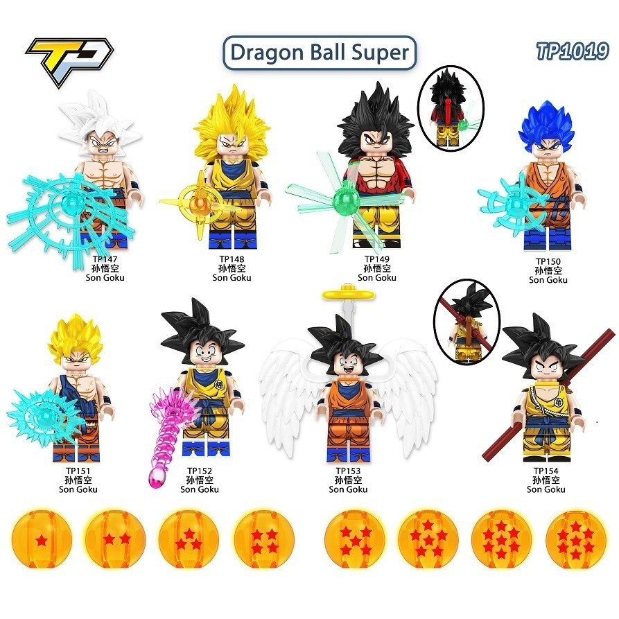 New Dragon Ball Series Son Goku Saiyan Compatible Building Blocks ...
