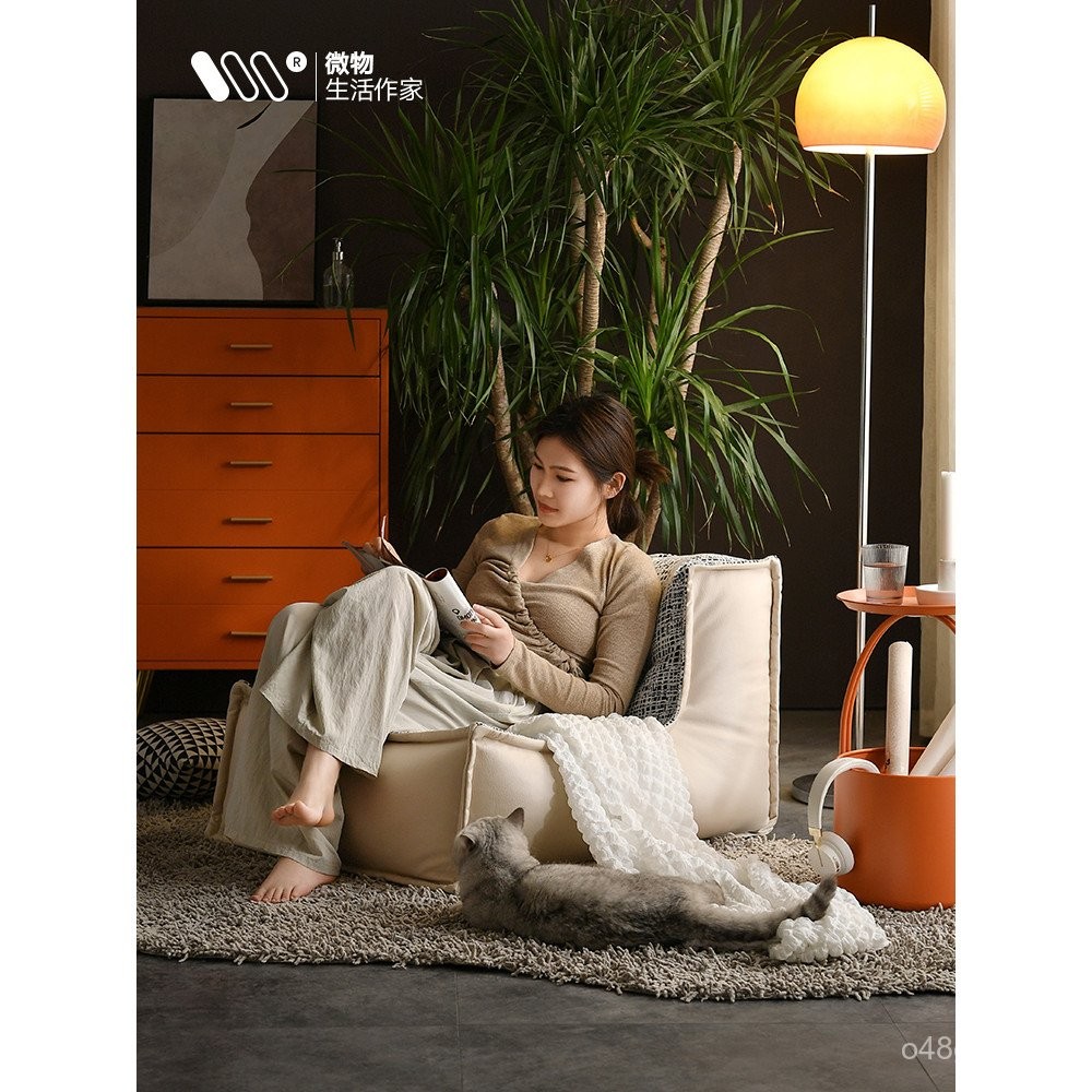 Lazy Sofa Sleeping Bedroom Mini Sofa Balcony Futon Armchair Caterpillar ...