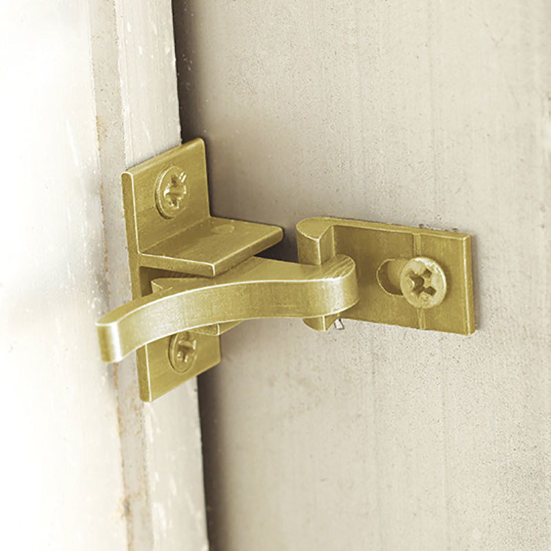 Bird Buckle Door and Window Lock Antique Copper Latch Lock Window Anti ...