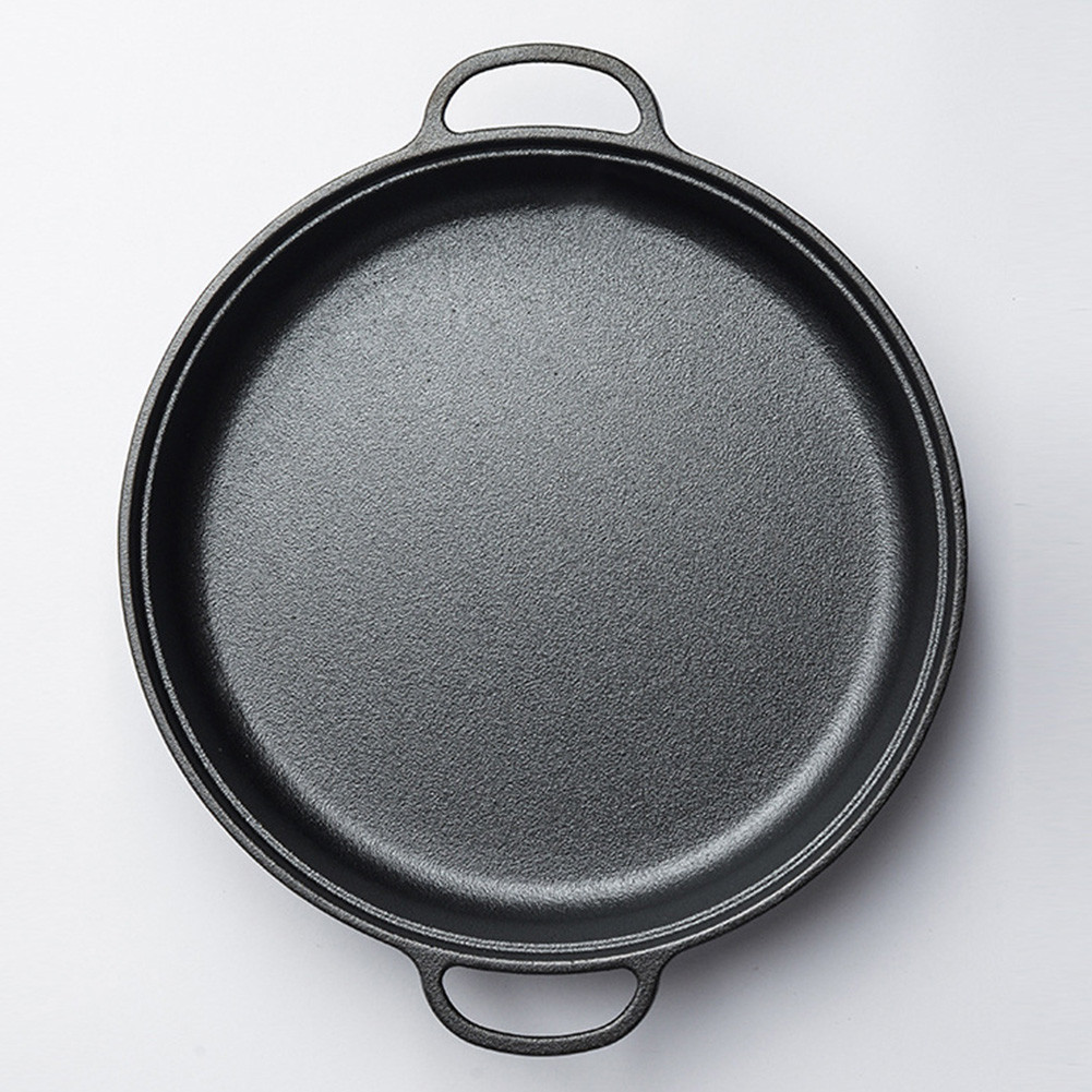 ♚WM♚ 8.7/9.8/11/11.8 Inch Skillet Cast Iron Frying Pan Baking Tray for ...