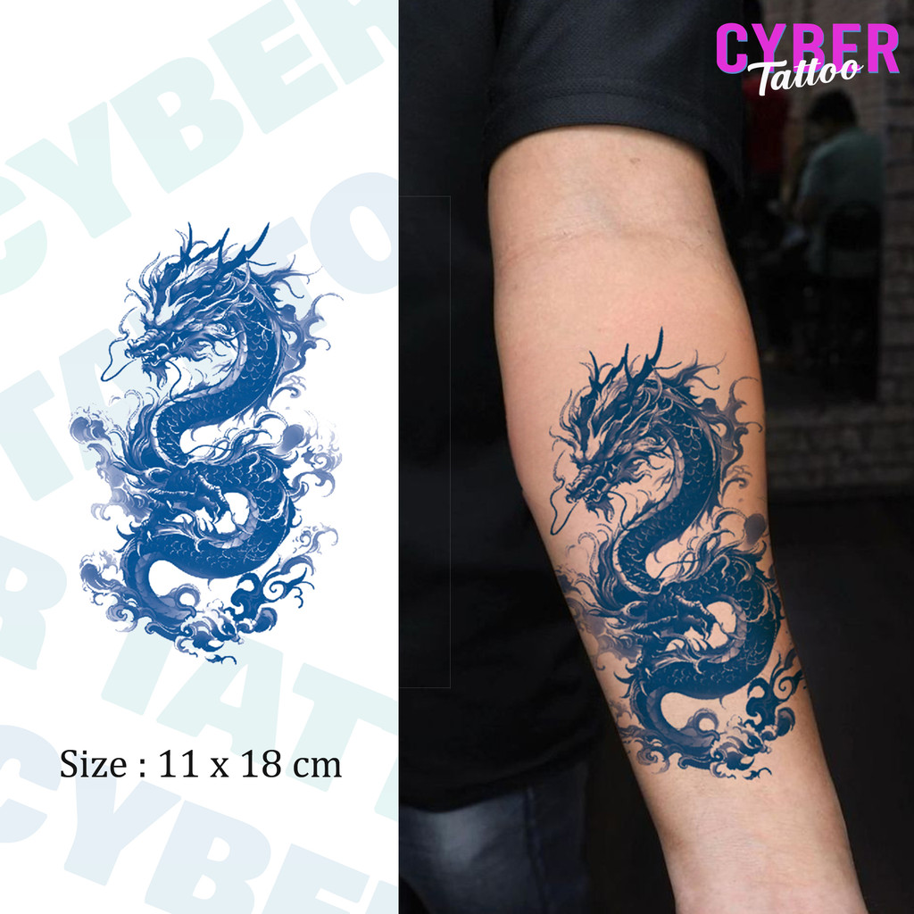 Cyber Tattoo Temporary Sticker Fruit Ink Temporary Tattoo Long lasting ...