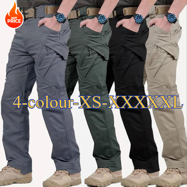 2025 IX7 Tactical Pants Men's Slim Fit Training Pants Outdoor Pants Straight Combat Pants ...