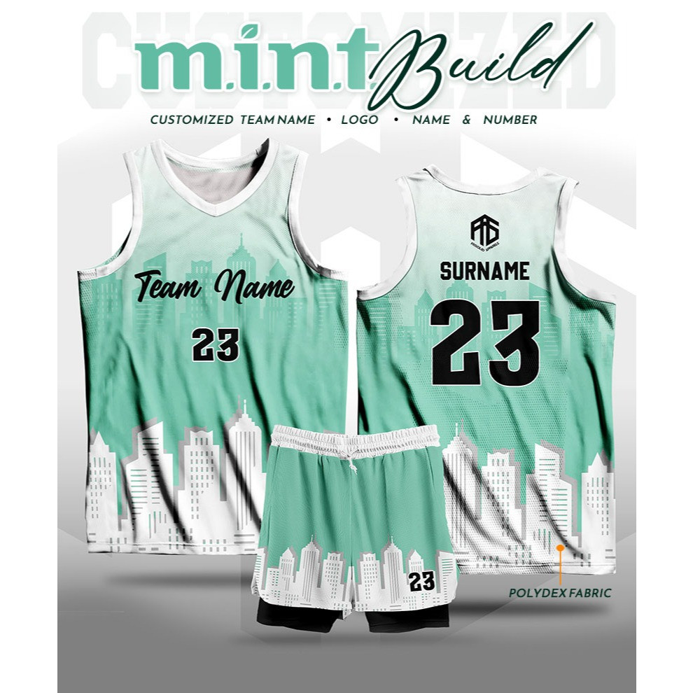 MINT BUILD FR CONCEPT BASKETBALL SANDO AND SHORT FULL SUBLIMATION KIDS ...