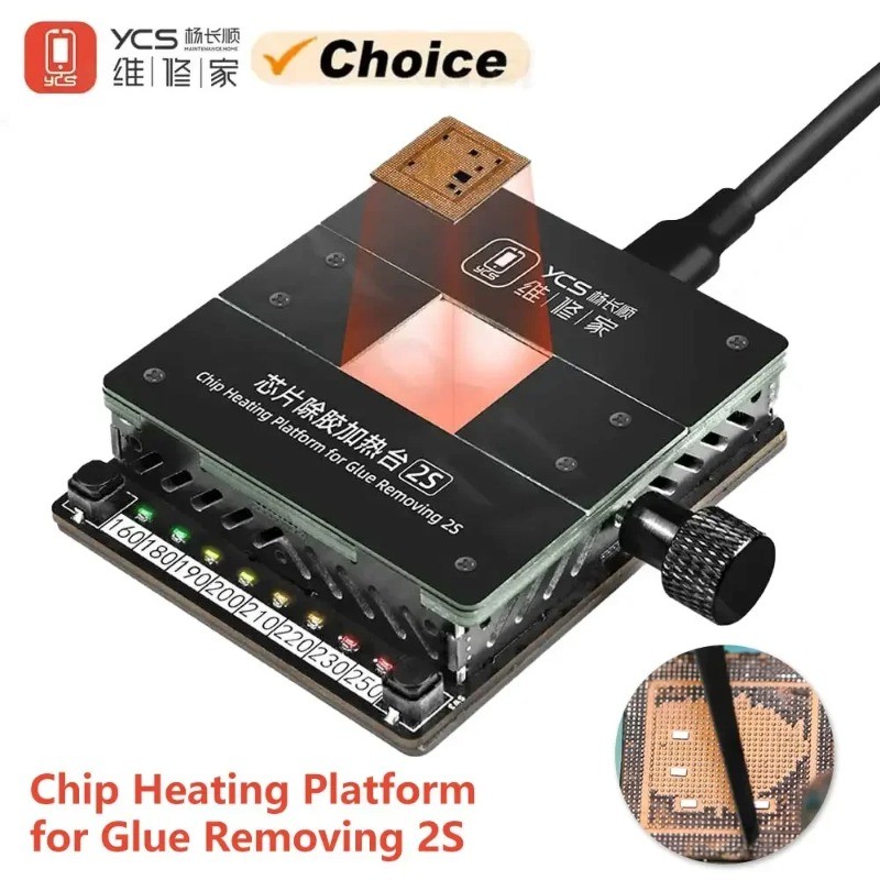YCS 2S Hot Plate Soldering Preheating Rework Station Phones Chip IC ...