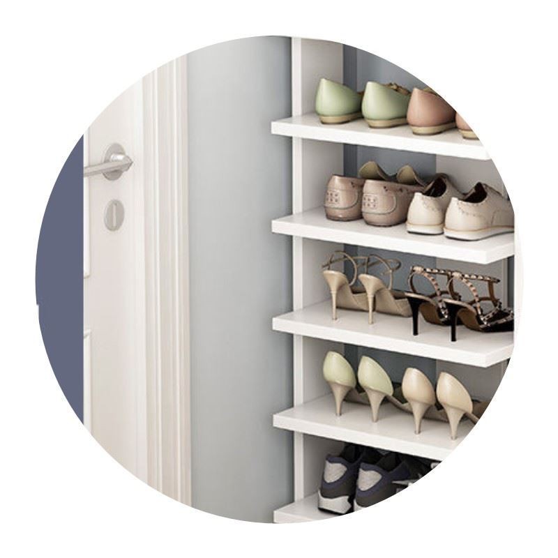Entryway Shoe Cabinet Small Size Narrow Wide Shoe Rack Multi y Layered ...