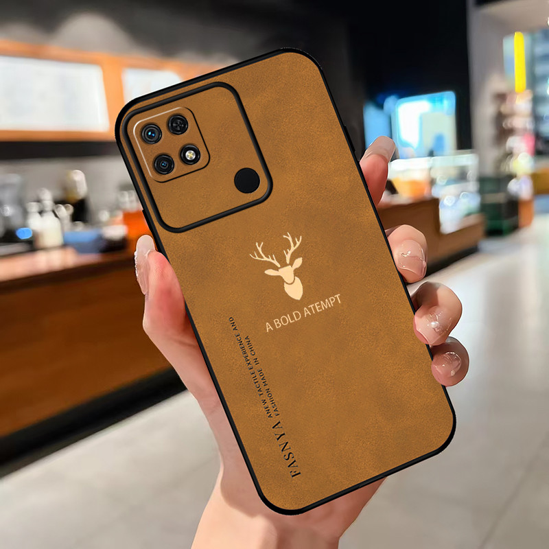 Casing for Redmi 10c poco c40 Phone case Anti slip leather protective ...