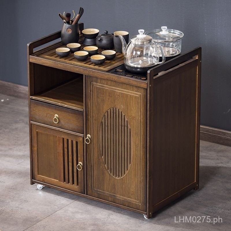 Tea Bar Machine Living Room Home Tea Cart Small Tea Table Kettle Tea ...