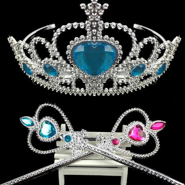 Children's Toy Star Princess Snow Queen's Elsa Magic Wand Scepter ...