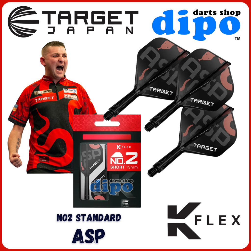 TARGET K-FLEX ASP (NATHAN ASPINALL Model) 【 No.2 Standard 】Hard ...