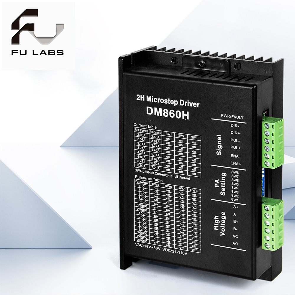 Step Motor 2H Microstep Driver DM860 24V-72V for Two-phase hybrid stepper motors in 57/60/86 ...