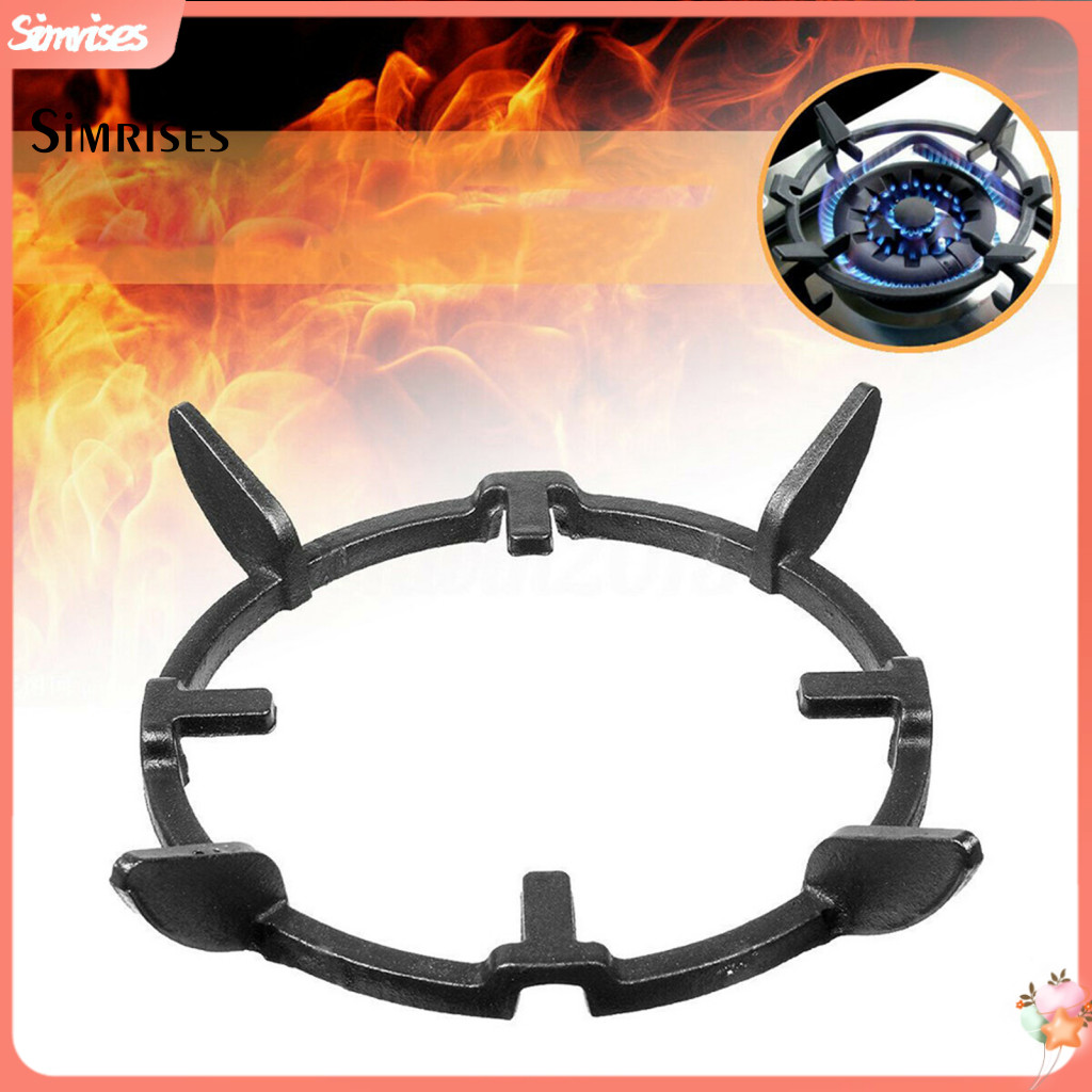 SIM| Wok Stand Stable Non Slip Iron Cast Iron Wok Ring for Microwave ...