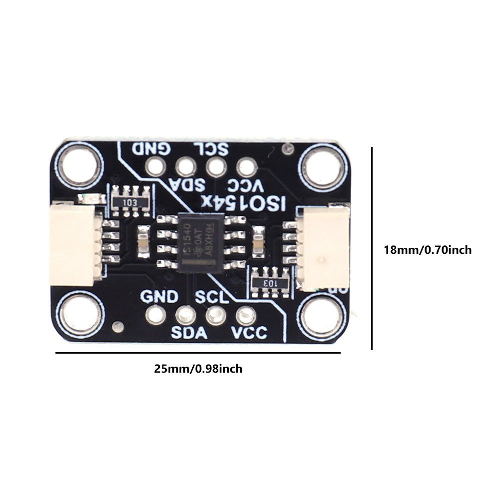 # ISO1540 Bidirectional I2C Isolator with 8-pin Pin Header Board Isolator Module [nortons.ph ...