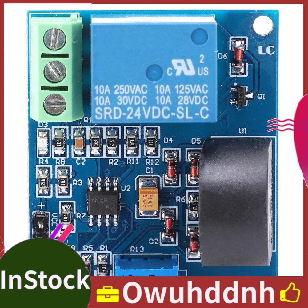 Owuhddnh Overcurrent Protection Sensor Module AC Current Detection 24V ...